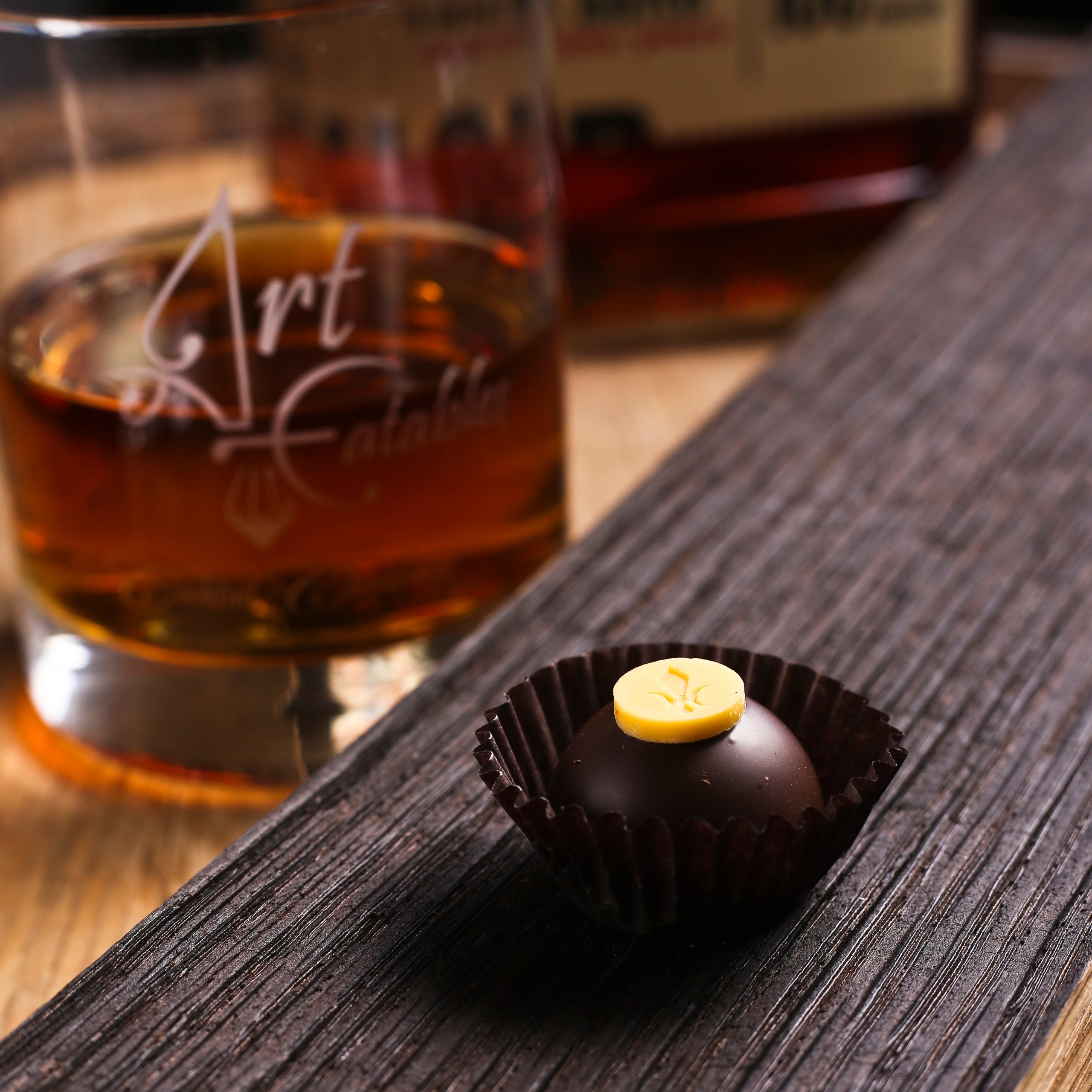 Knob Creek 100® Bourbon Chocolates: nut free Small-batch Bourbon ...